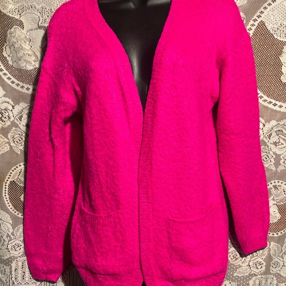 total girl | Shirts & Tops | Total Girl Fuchsia Cardigan Sweater | Poshmark
